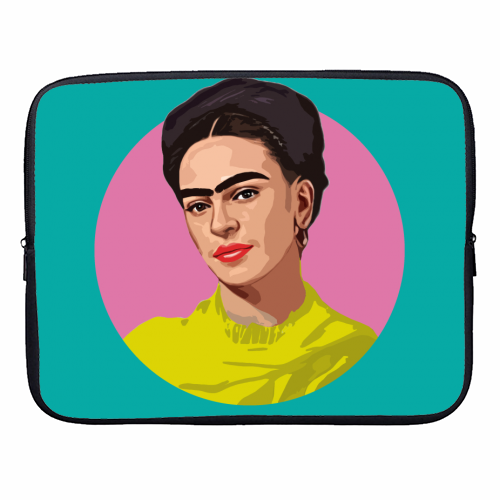 FRIDA TEAL Pencil tin by DOLLY WOLFE - Buy on Artwow.co
