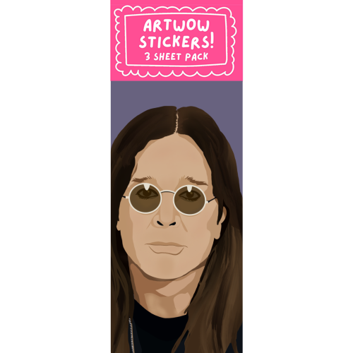Sticker Pack Ozzy Osbourne by Rock and Rose Creative - Buy on ArtWOW