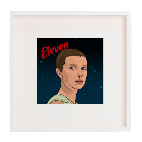 Stranger Things Eleven Print Unique T Shirts By The Girl Next Draw